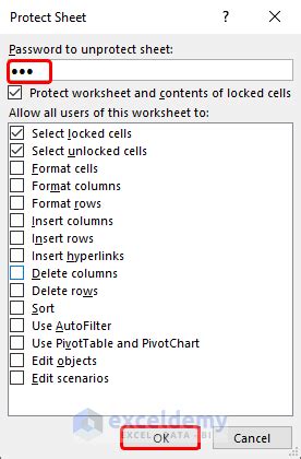 How To Protect Excel Sheet From Deleting 3 Simple Methods ExcelDemy
