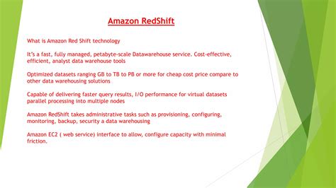 bigdata aws redshift with s3 ec2 pptx