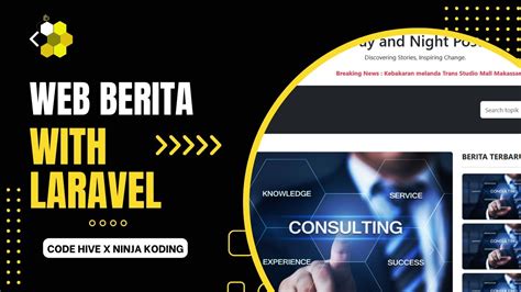 membuat website berita dengan framework laravel dan bootstrap youtube