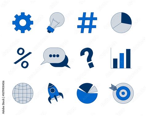 Business Management App Ui Design 2d Cartoon Objects Set Digital Startup Boosting Modern