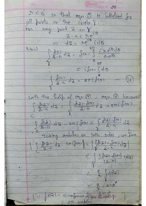 SOLUTION Gauss Mean Value Theorem Cauchy Integral Formulae With Examples Studypool
