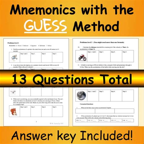 Speed Velocity Acceleration Practice Kinematics Review High School Physics