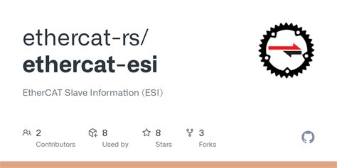 GitHub Ethercat Rs Ethercat Esi EtherCAT Slave Information ESI