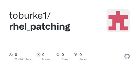 GitHub Toburke Rhel Patching