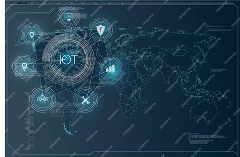 Premium Vector Internet Of Things Iot And Networking Concept For Connected Devices Spider Web
