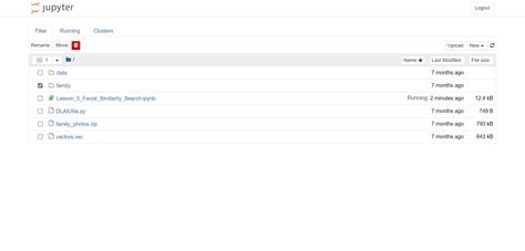 how do we download all data files in the folder facial similarity