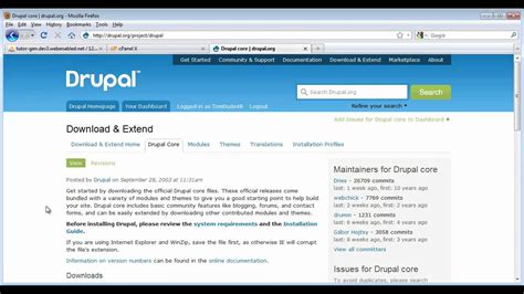 Drupal Installation Using FTP YouTube