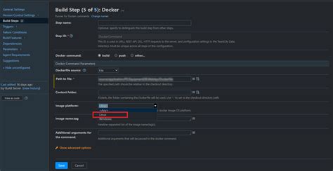 no compatible agent after adding docker build step teamcity support
