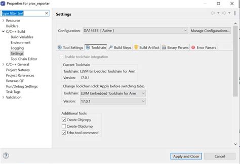 LLVM Toolchain E Studio SDK Getting Started Guide