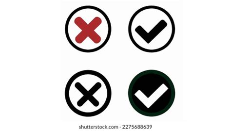 Set Check Mark Icon On Transparent Stock Illustration Shutterstock