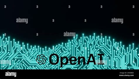 openai logo chatgpt text on geometric cpu black background copy space