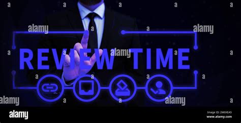 Writing Displaying Text Review Time Word Written On Situation Or System Its Formal Examination