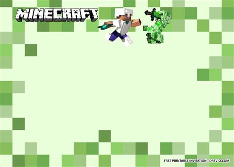 Printable Minecraft Templates Content Calendar Template