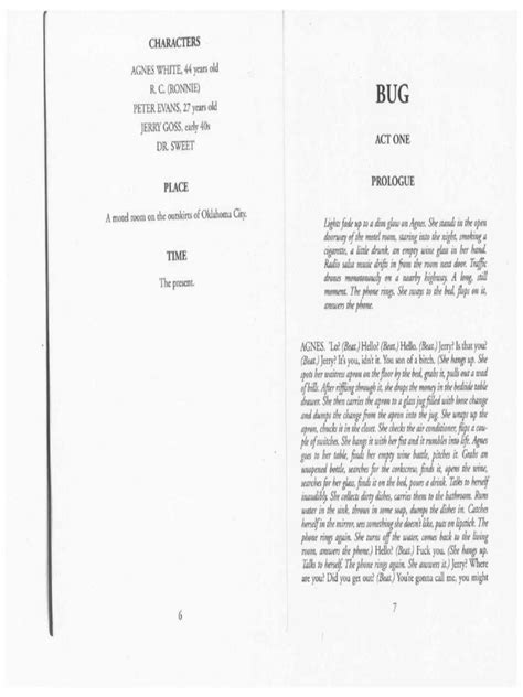 Bug Script Pdf
