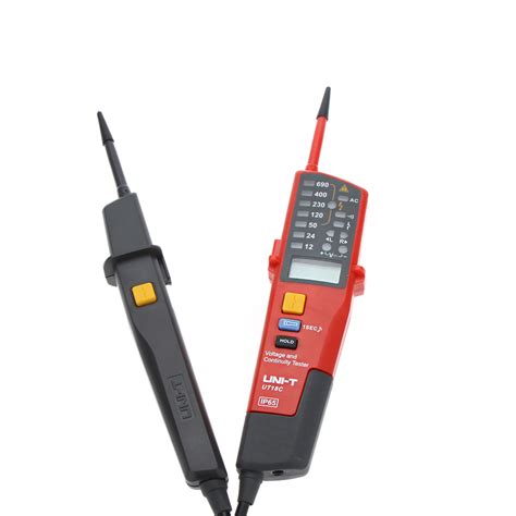 UNI T UT C Multi Function Voltage Tester Pen Voltimetro With LED Indication Date Hold RCD Test