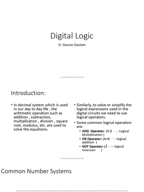 1 introduction pdf logic gate decimal