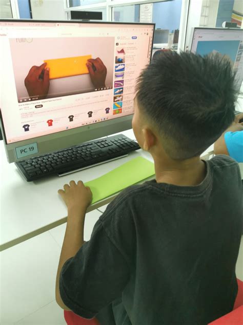 E Learning Cara Membuat Origami Bot Kertas Nadi Felda Adela Pengerang