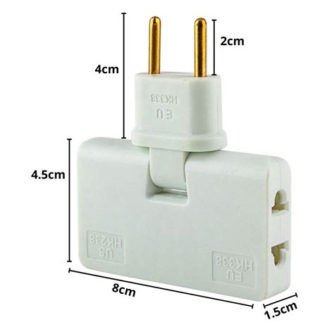 HM Power Socket Plug In 3 Lubang Stop Kontak Steker Lipat Colokan Steker Lipat Cabang 3 Colokan