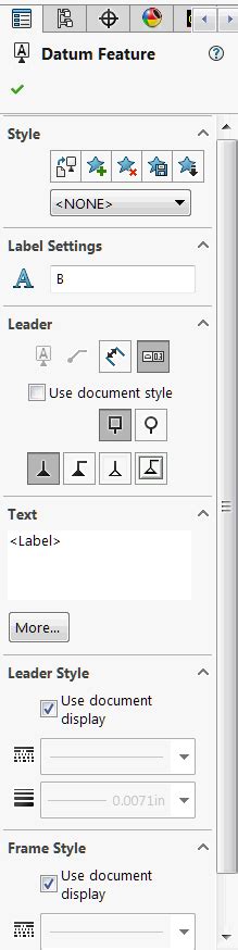 Place Datum Feature Symbols To Your Preference Using Solidworks Mbd
