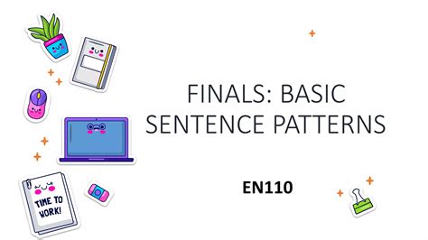Basic Sentence Patternspdf