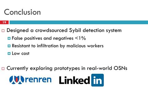 Ppt Social Turing Tests Crowdsourcing Sybil Detection Powerpoint Presentation Id 4418575