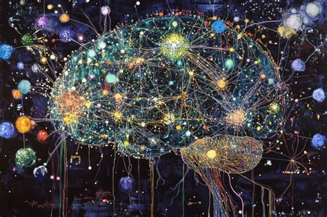 Vibrant Digital Brain with Complex Neural Connections. Neural Network AI Generated Stock Photo ...