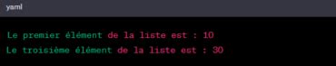 Liste en Python Création insertion et suppression d éléments