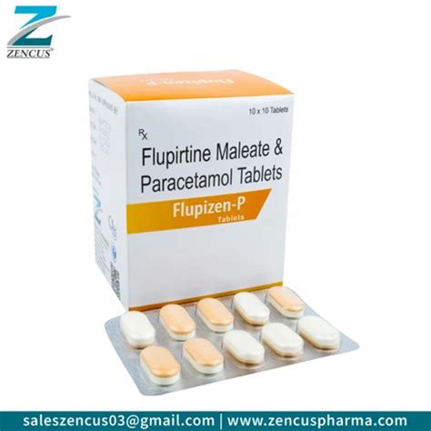 Flupirtine And Paracetamol Tablet Flupine P Latest Price