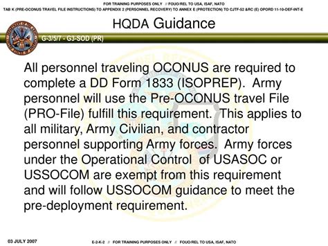 Ppt Pre Oconus Travel File Pro File Step By Step Instruction Powerpoint Presentation Id