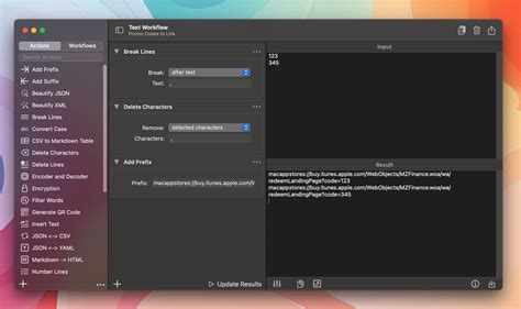 Texttransformation Text Workflow Für Macos Derzeit Gratis