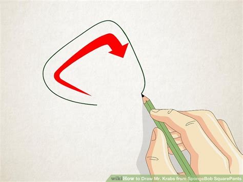 How To Draw Mr Krabs From SpongeBob SquarePants Steps