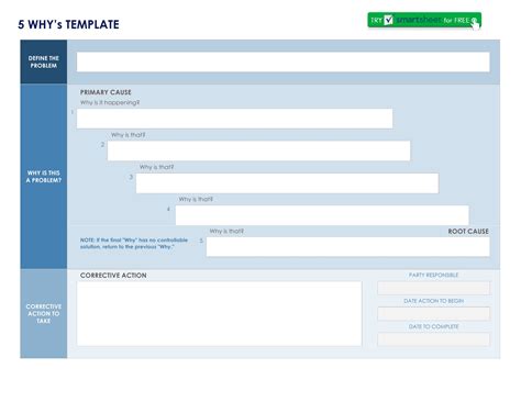 45 Free 5 Whys Templates Templatespark