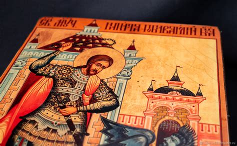 Икона "Святой Никита Бесогон" в интернет-магазине Ярмарка Мастеров по ...