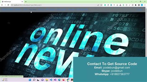 Online News Portal Project In Java Using Jsp Servlet And Mysql Youtube