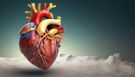 Anatomía Visual Del Corazón Para El Sistema Cardiovascular Humano Ia Generativa Foto Premium
