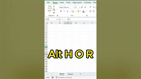 How To Rename Excel Sheet In Using Shortcut Key Excel Powerful Trick