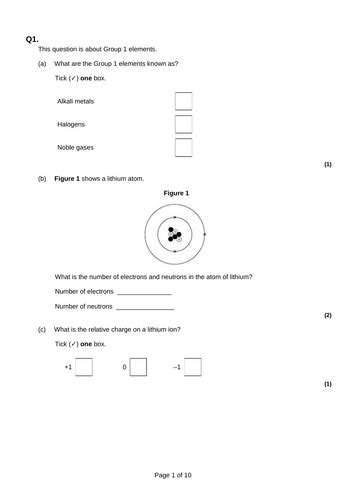 Atomic Structure And The Periodic Table Powerpoint Teaching Resources