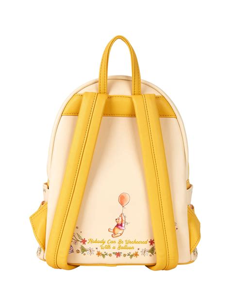Loungefly X Disney Winnie The Pooh Honey Floral Mini Backpack Yellow