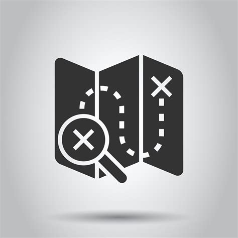 Map Pin Icon In Flat Style Gps Navigation Vector Illustration On White Isolated Background
