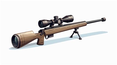 Isolated Sniper Scope Vector On White Background Premium Ai Generated Vector