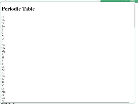 Periodic Table Basic V10 Best Extensions For Firefox
