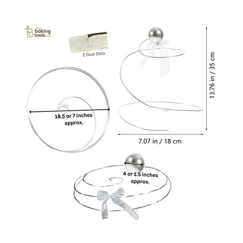 Silver Spiral Metal Wire With Silver Ball