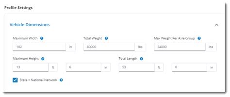 Account Manager Vehicle Routing Profiles Copilot Pro