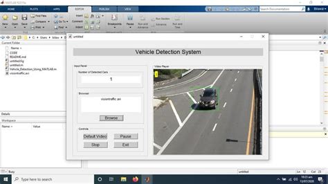 Vehicle Detection And Couting With Gui Using Matlab Freelancer