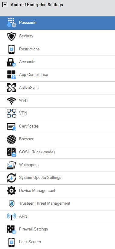 Maas360 And Android Enterprise Fully Managed Device Device Owner And