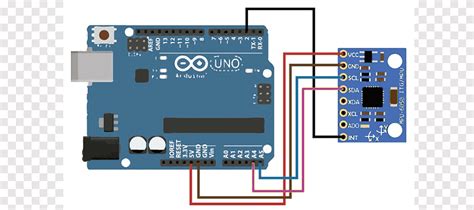 arduino uno 입 출력 센서 배선 가속도계 센서 전자 기타 png pngegg