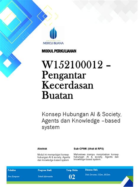 Modul Pengantar Kecerdasan Buatan Tm2 Pdf