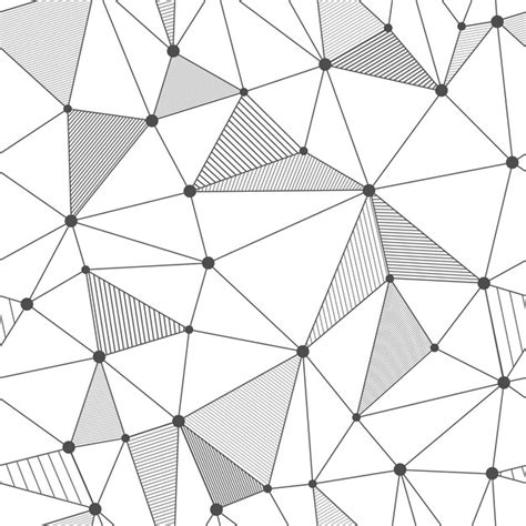 Premium Vector Seamless Vector Linear Pattern Forms Triangles With Shaded Edges Vector