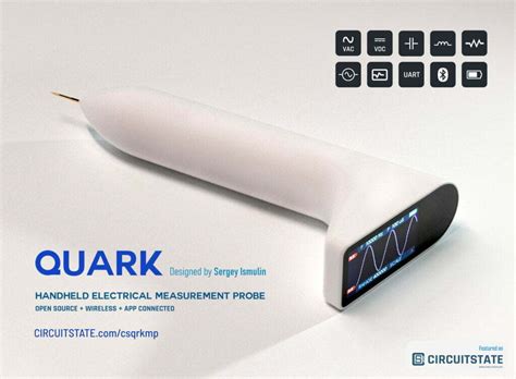 Quark Open Source Handheld Electrical Measurement Probe Based On Esp32