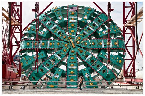 Earth Pressure Balance Epb Shield Tunneling Machine Big Bertha Smithsonian Institution
